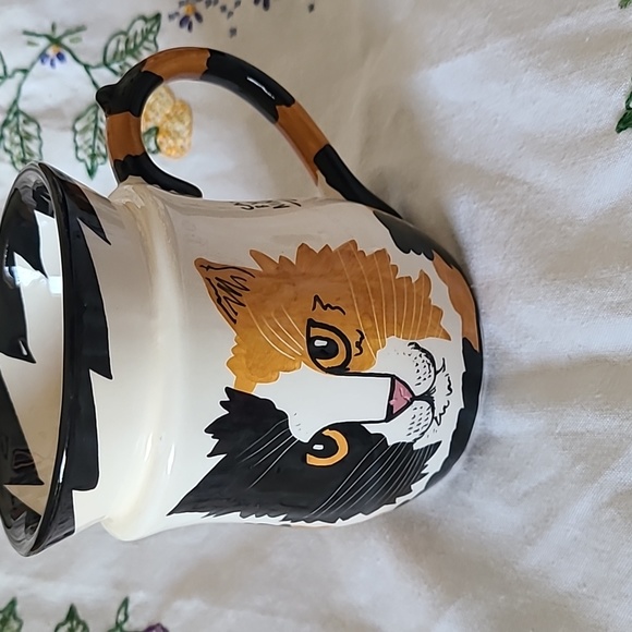 cats by ninna | Kitchen | Cats By Nina Lyman Painted Mug Calico Cat ...